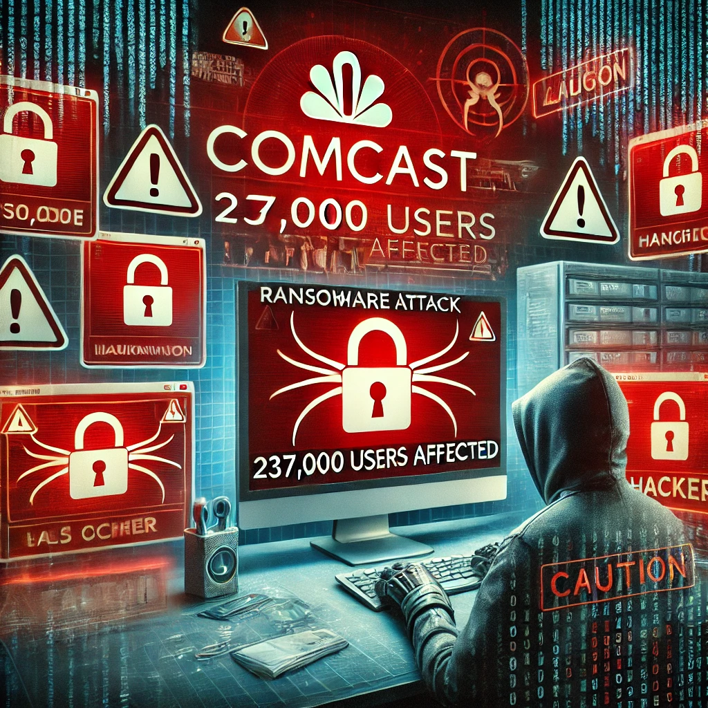 Massive Ransomware Attack Affects 237,000 Comcast Customers
